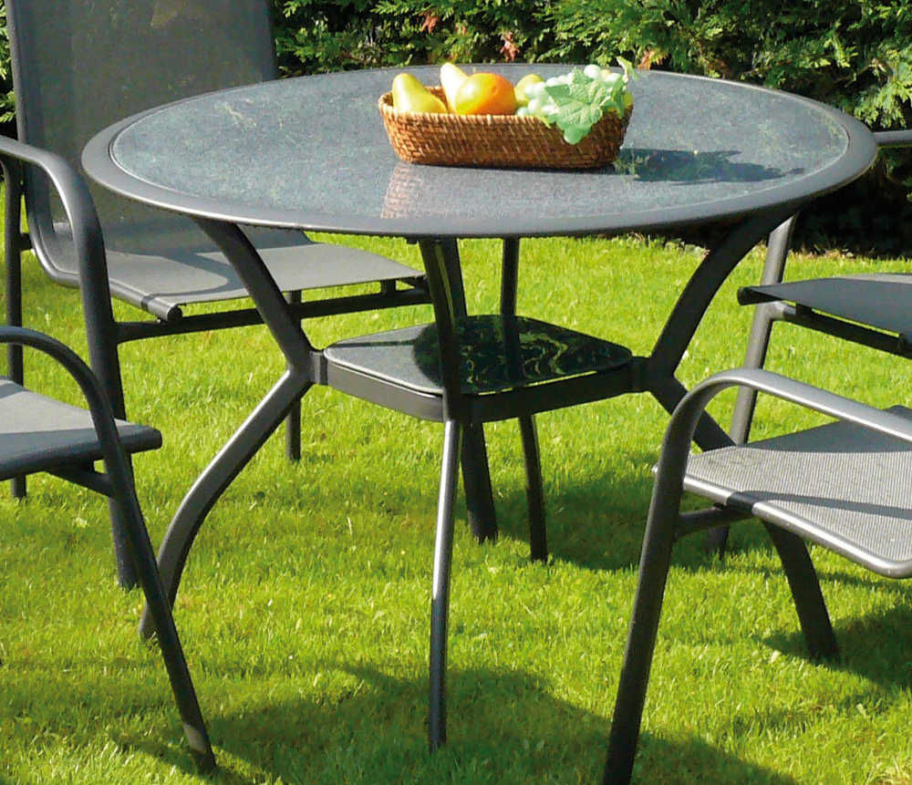 Table de jardin ronde - Menuiserie Table de jardin ronde - Menuiserie